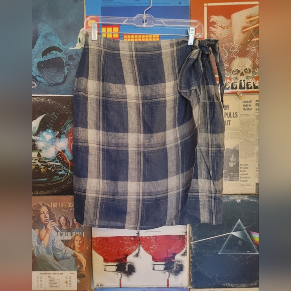 Jones New York | Skirts | Vintage Y2k Plaid Tie Side Skirt | Poshmark